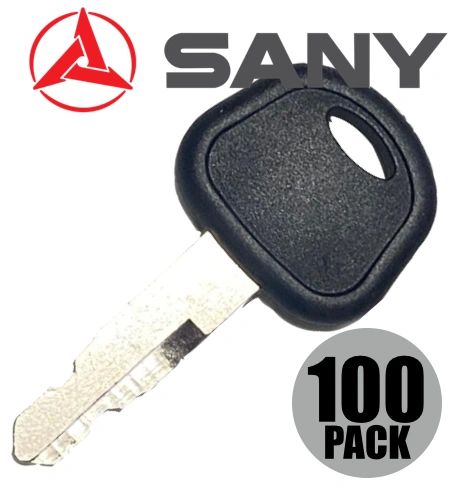 Sany 60022654 Ignition Key (100 Pack) #64 EKC68