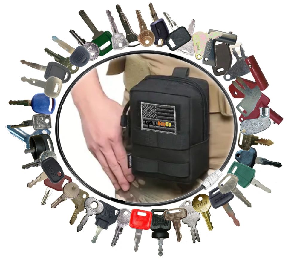 Master Heavy Equipment Key Set, EKC42KS (42 Keys) w/CANVAS CARRY BAG
