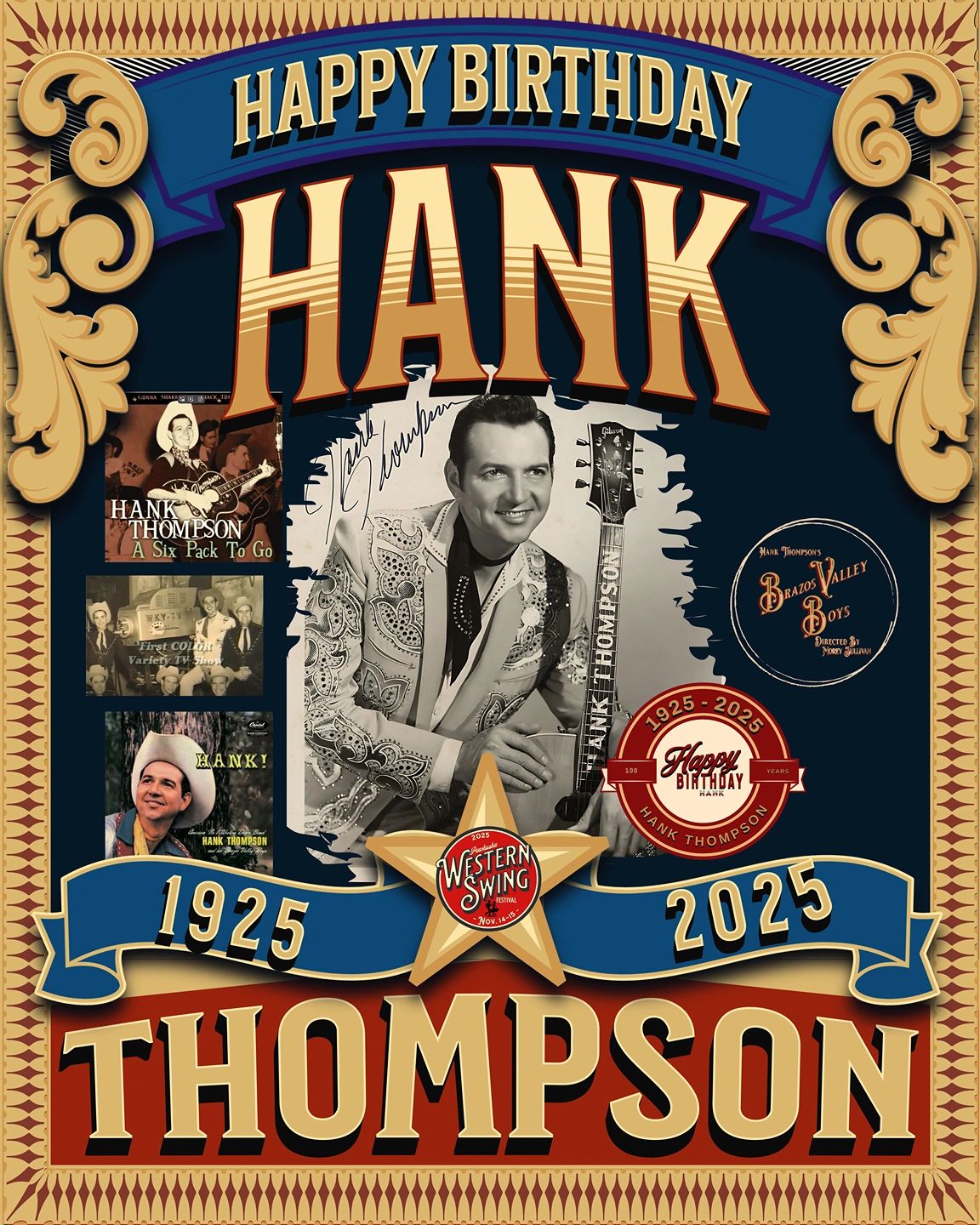 Happy Birthday, Hank Thompson!