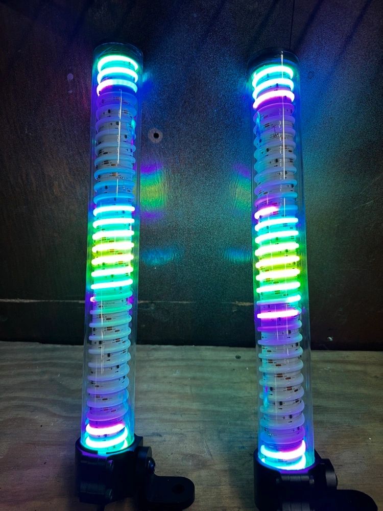 2inch FAT LED Whip 17 inch long TAKING orders PLEASE ALLOW 2 Week Turn ...