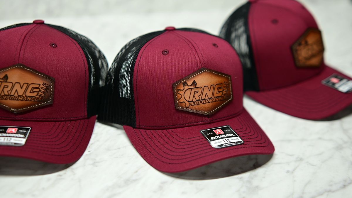 RNG Hat Maroon Red/ Black Classic Trucker Hat