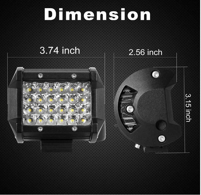 LED Pods Light Bar 4 Inch, 2 PCS Set