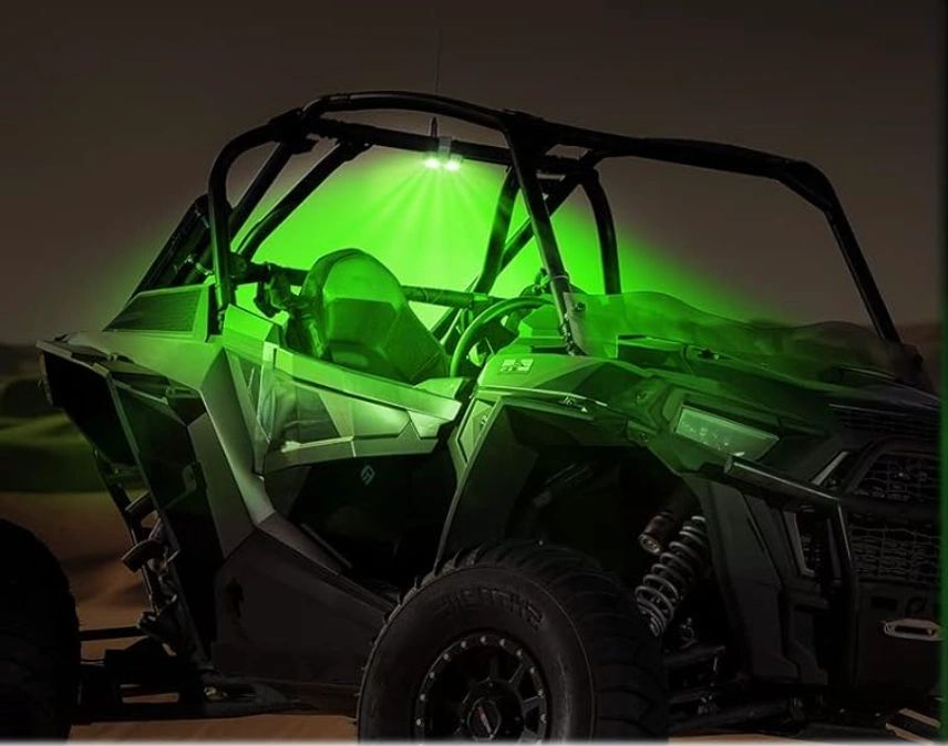 UTV LED Dome Light w/Switch Green or Red Hunting Light DC12V