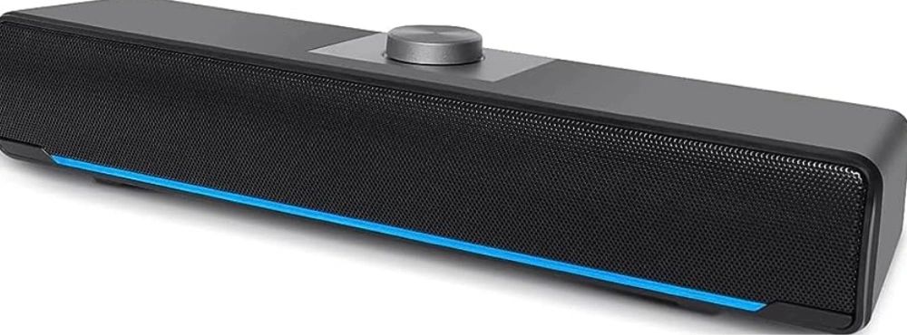 Usb sound bar with led lights
