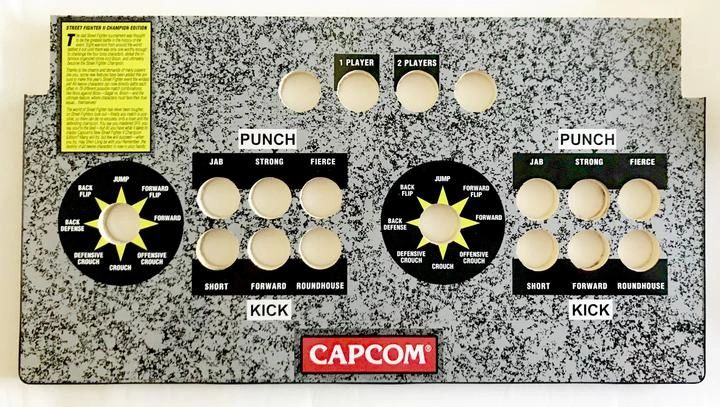 Replacement real wood arcade1up control panel