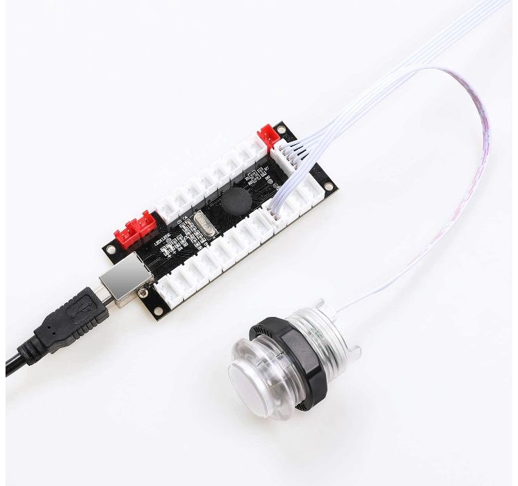 2 usb encoders with 5v power for lighted buttons