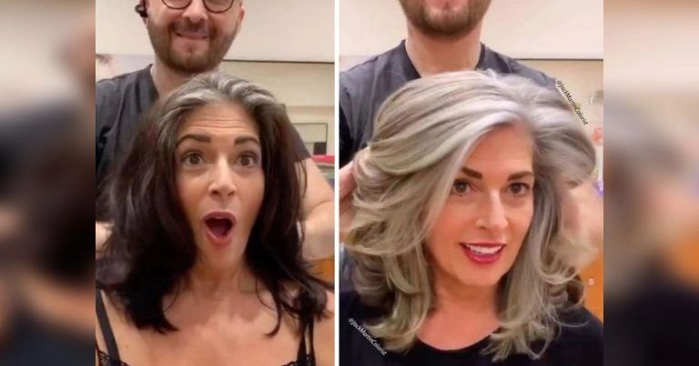 Women That Embraced Their Grey Roots And Look Stunning