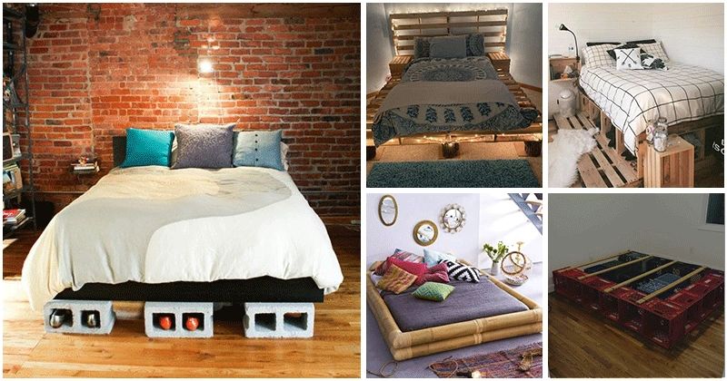 Crazy DIY Bed Frame Ideas You Can Make Easily At Home