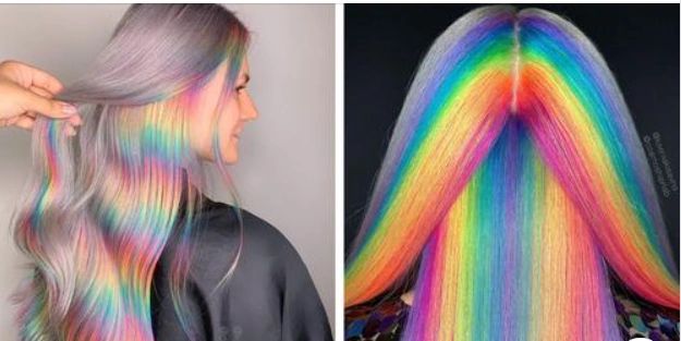 Rainbow Hair Coloring Transforms Ordinary Locks