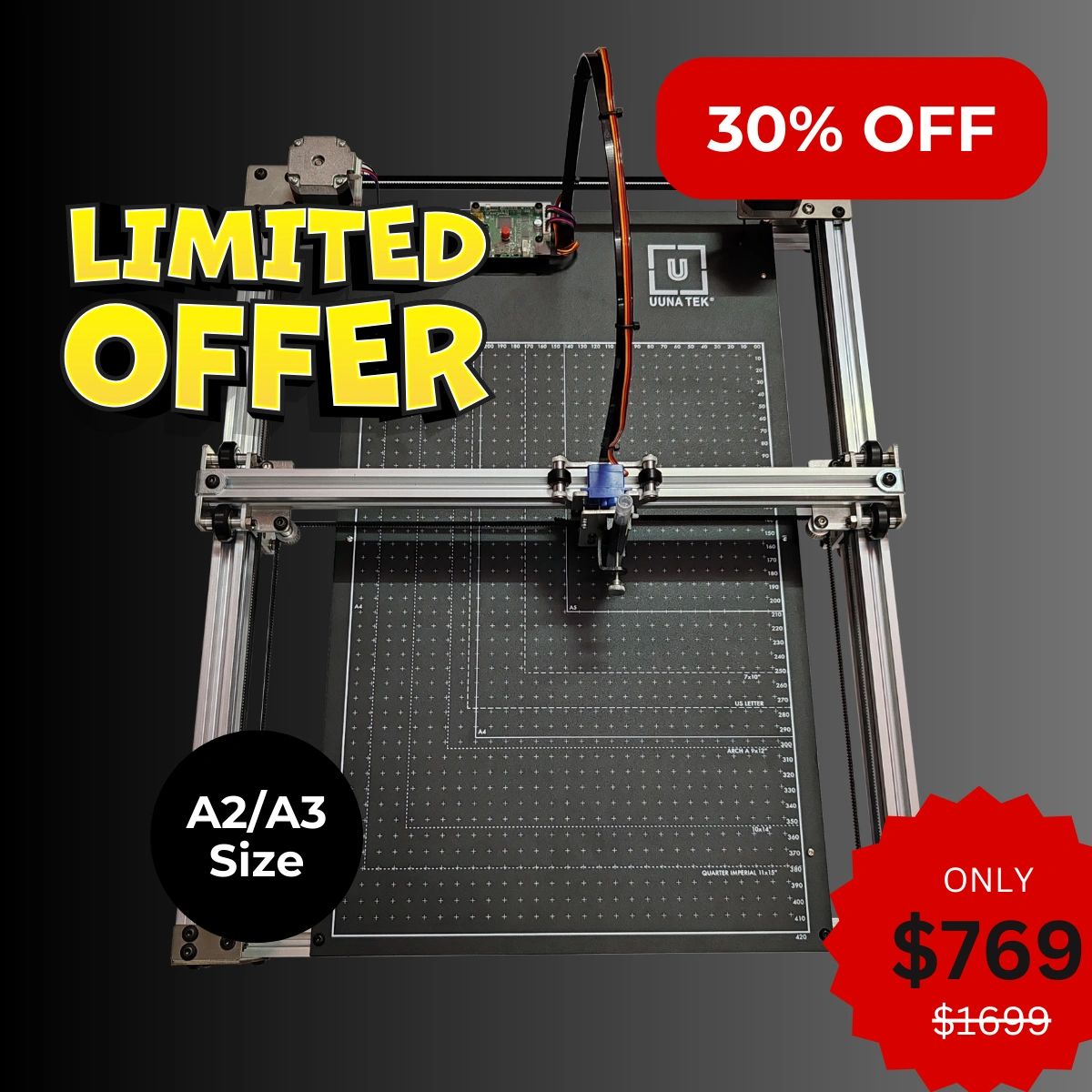 iDraw H SE - A2/A3 Size Drawing Robot/Drawing Machine/Pen Plotter ...