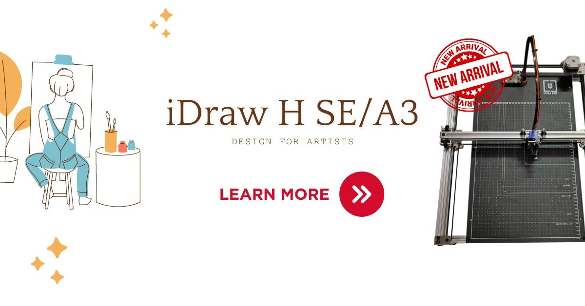 iDraw H SE/A3 Size Drawing Robot, Special Edition for Artists