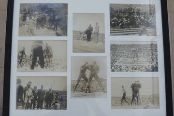 Vintage Jack Johnson boxing memorabilia