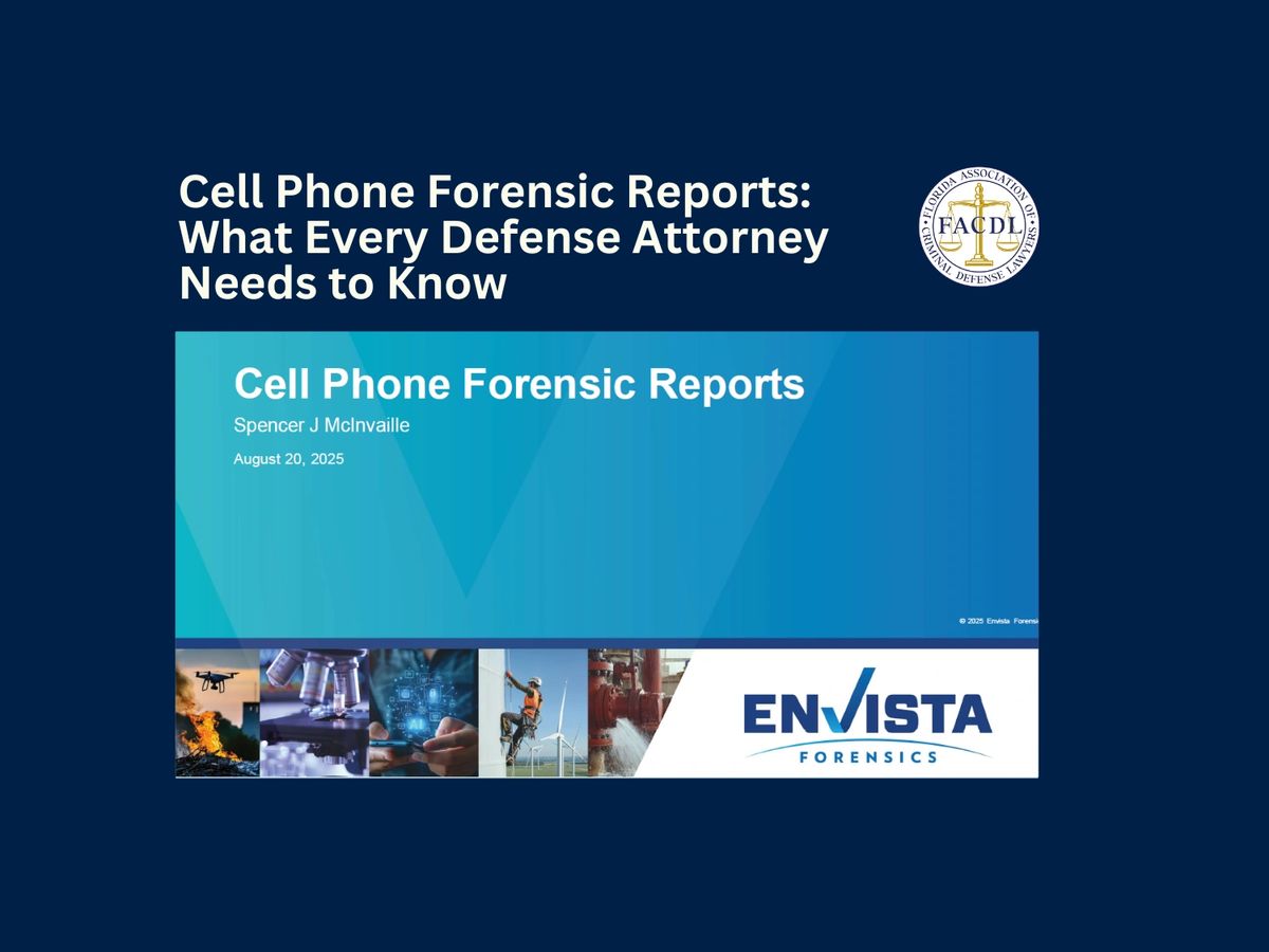 Cell Phone Forensic Reports: What Every Defense Attorney Needs to Know