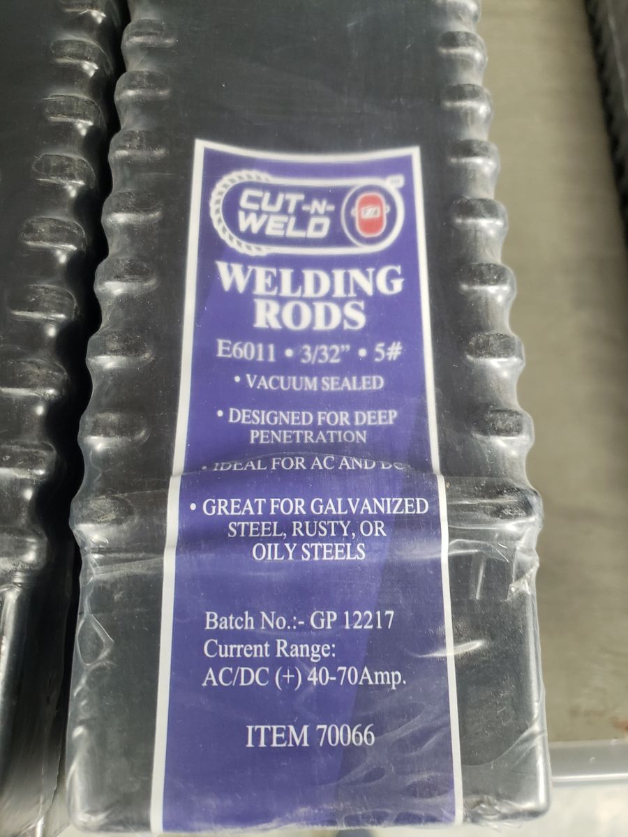 E6011 x 3/32" Welding Rods (5lbs)