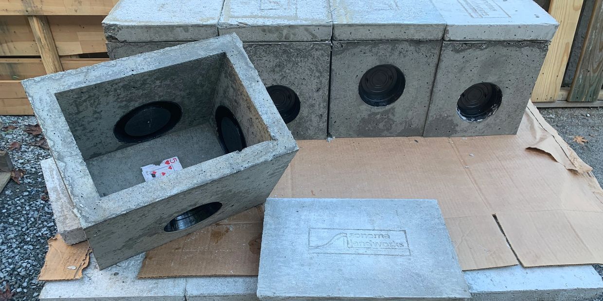 Concrete Distribution Boxes - Sonoma Landworks