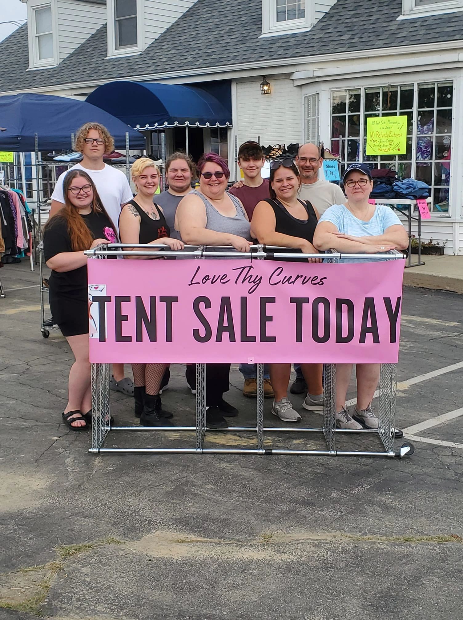Our First Tent Sale Our First Tent Sale