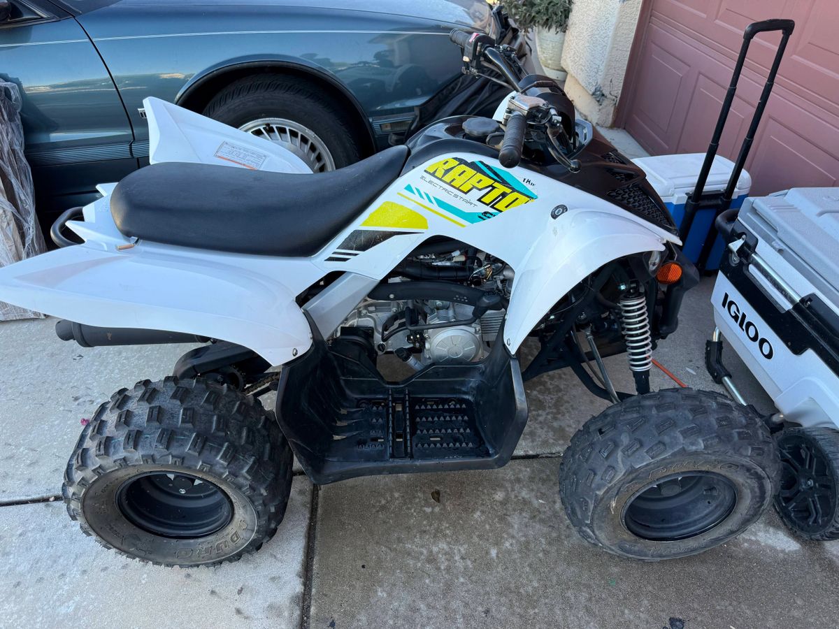 2022 Yamaha Raptor 90cc