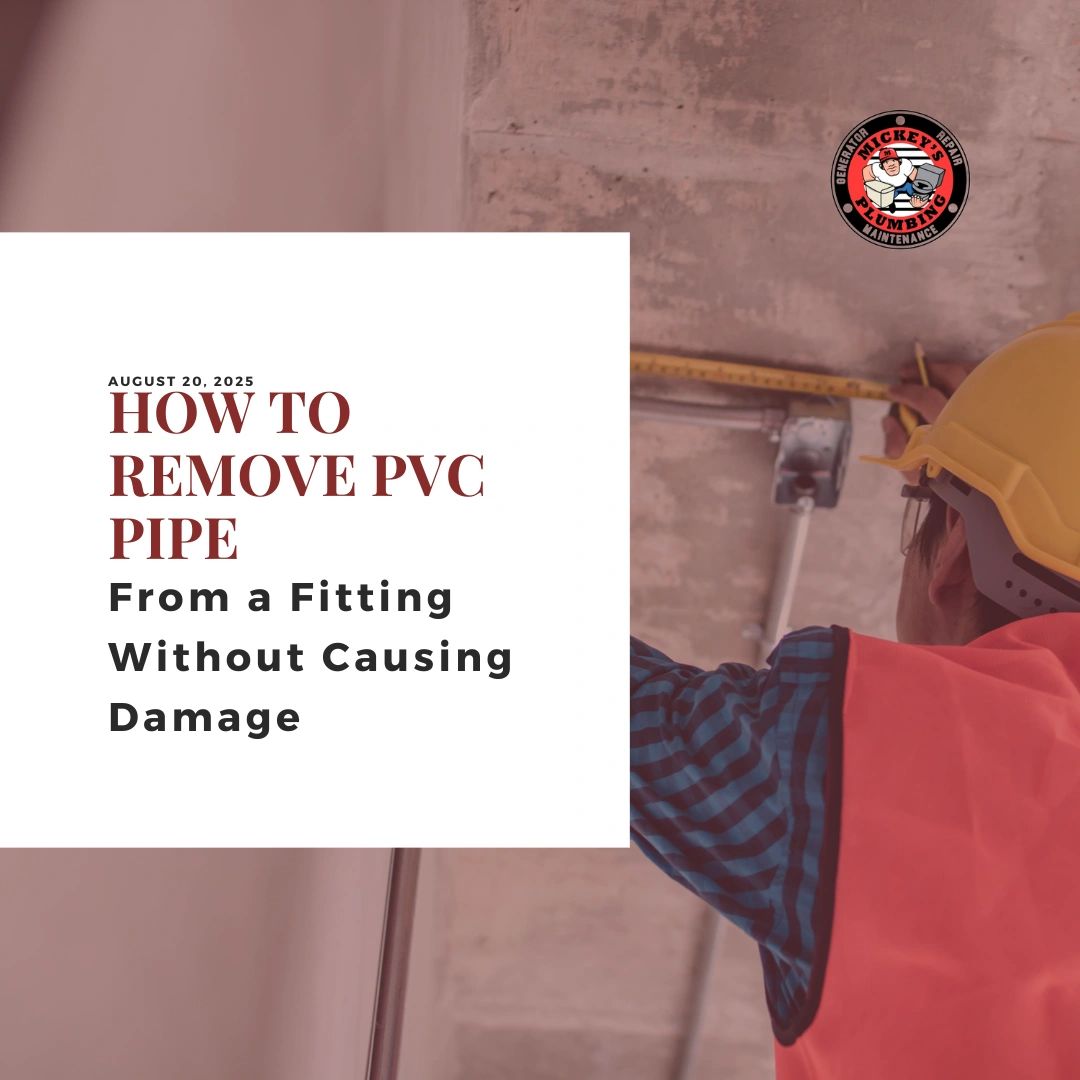 How to Remove PVC Pipe From a Fitting Without Causing Damage
