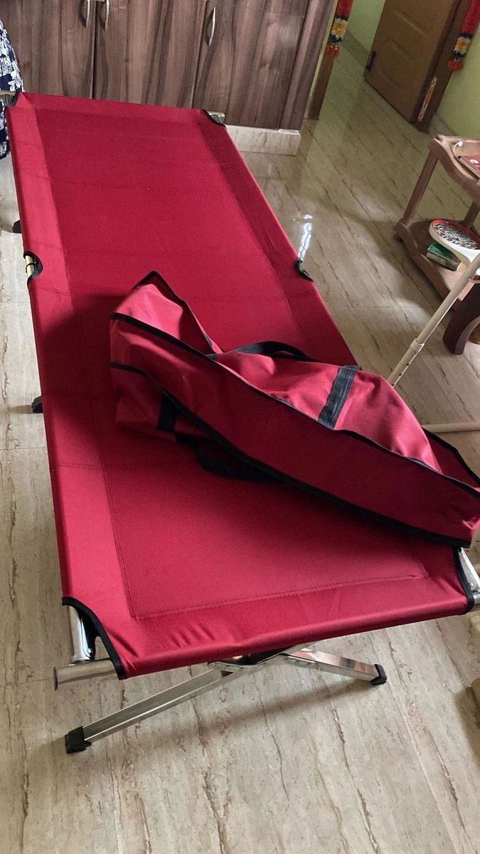 FOLDING COT [RED]