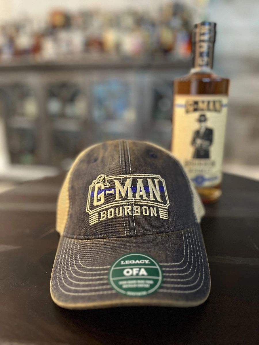G-Man Bourbon Navy Blue Cap