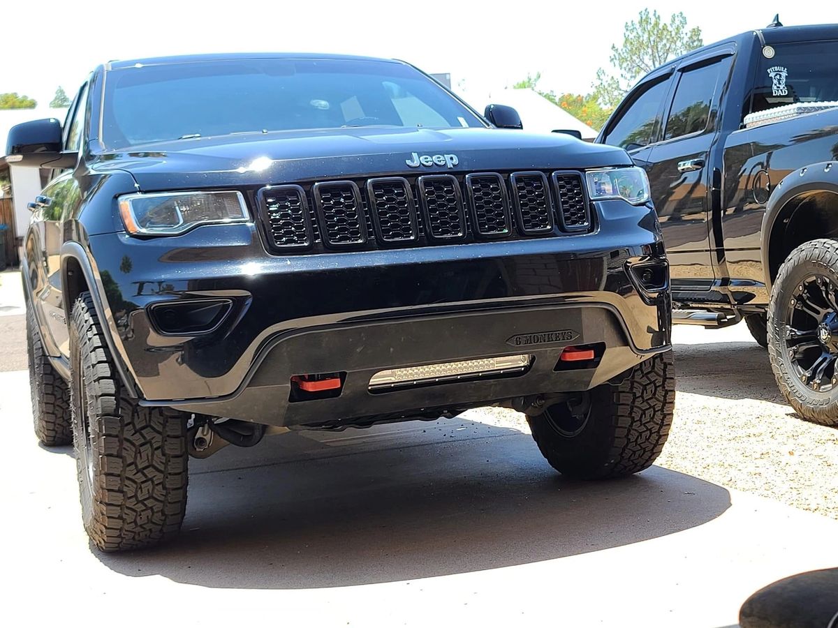 WK2 Front Lower Guard - With Light Bar