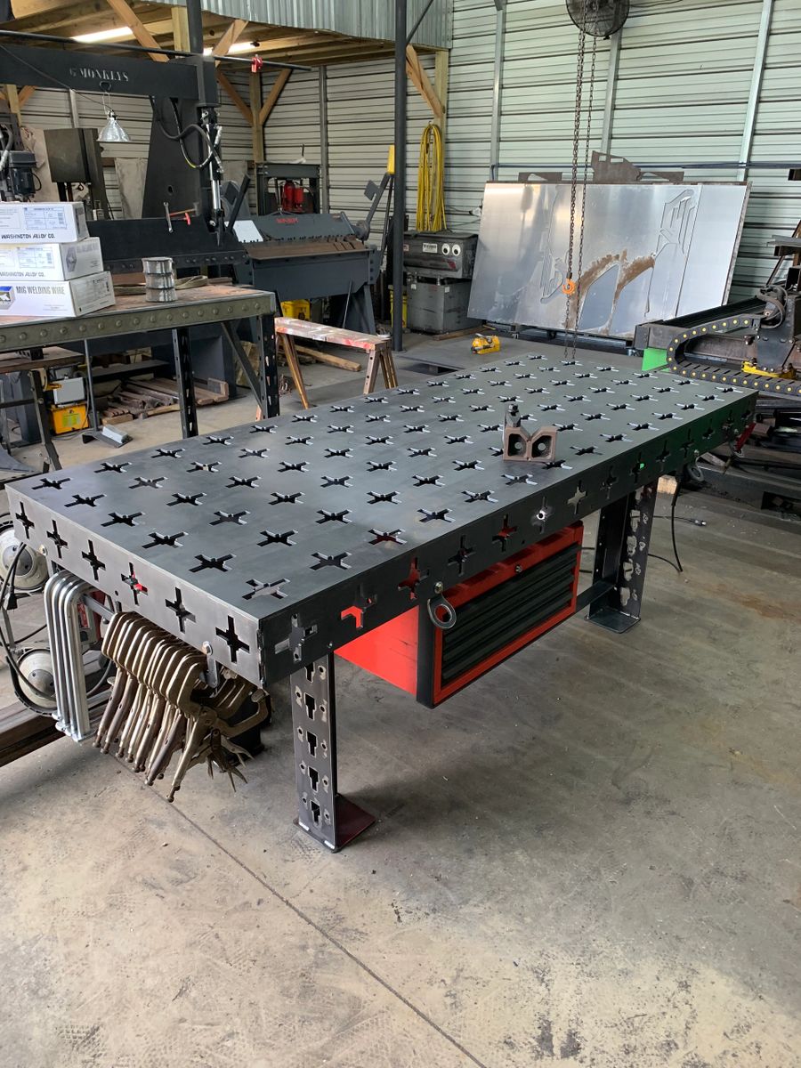 T Slot Fab/Fixture Table Files (1/4" thick, 5'x10' on 60"x120" sheet)