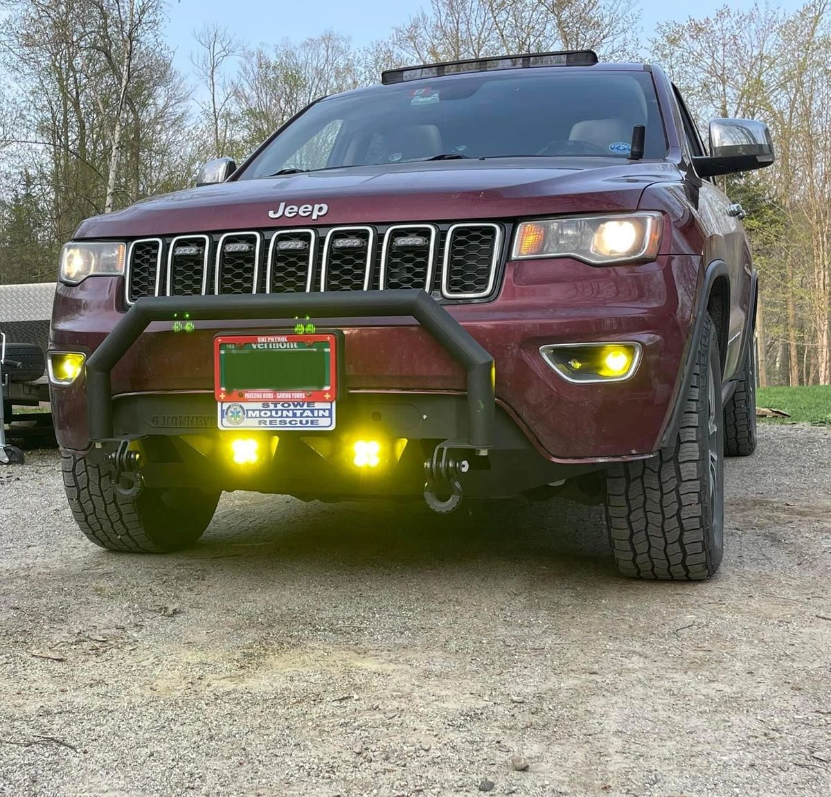 WK2 Front Lower Guard - With Pod Lights