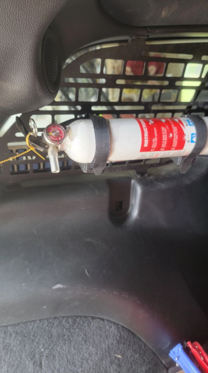 Molle Panel Horizontal Cylinder Mount