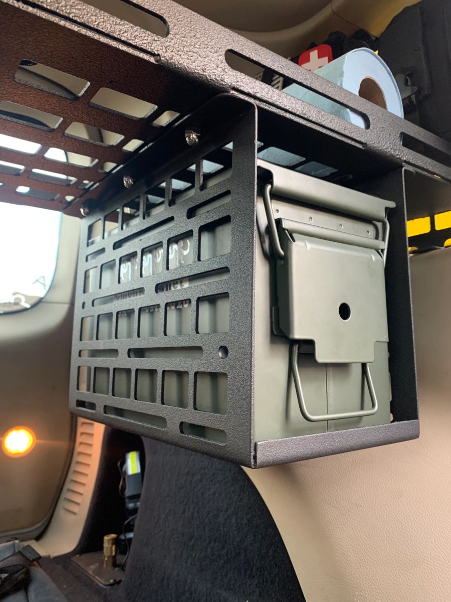 Ammo Can Mount for Molle Shelf