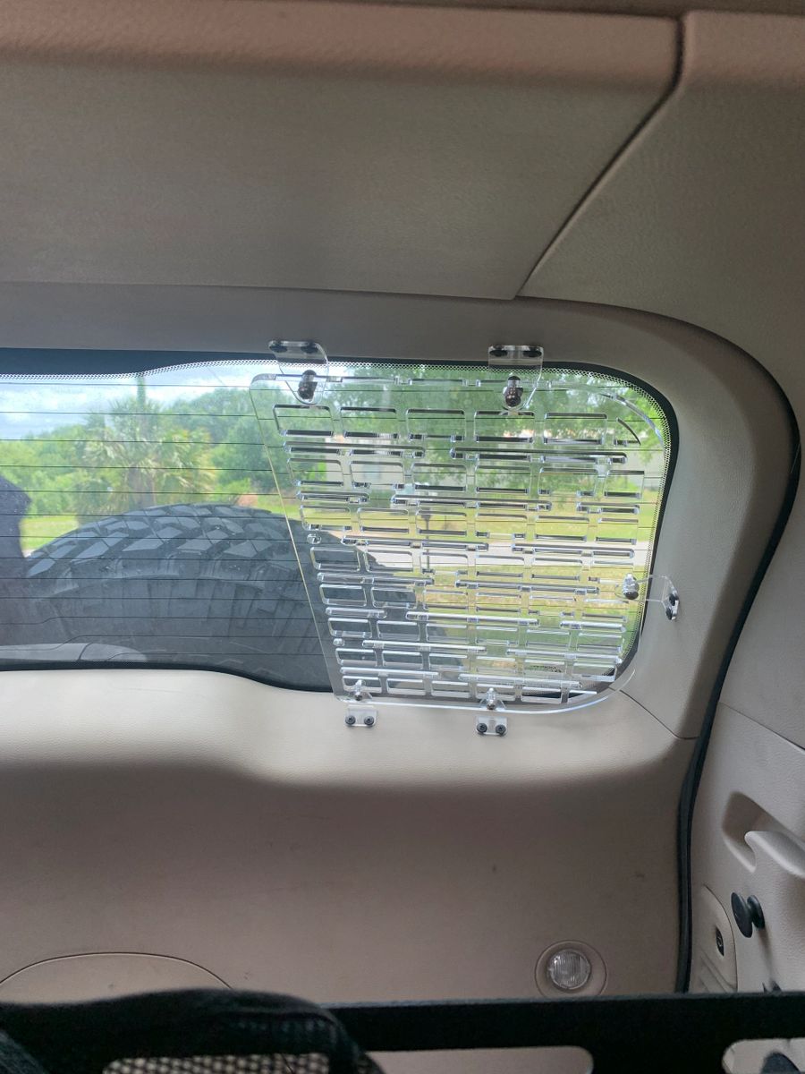 WK2 Rear Window Acrylic Molle Panel