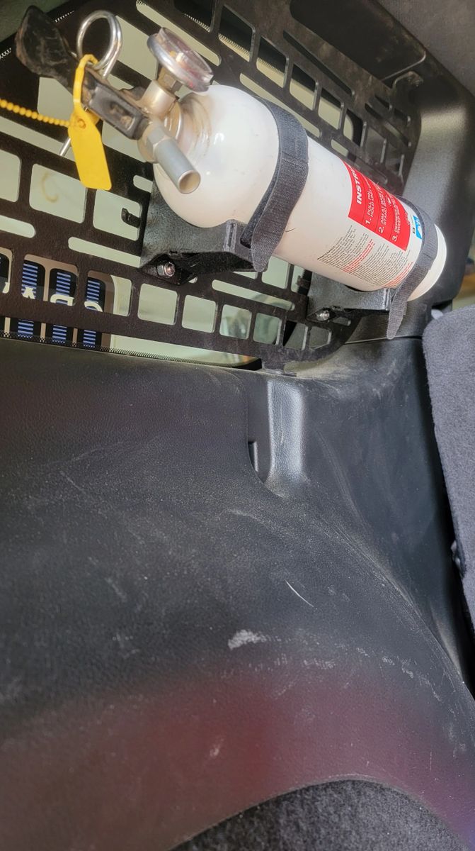 Molle Panel Horizontal Cylinder Mount