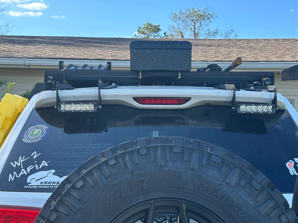 WK2 REAR SPOILER LIGHT BAR MOUNTS