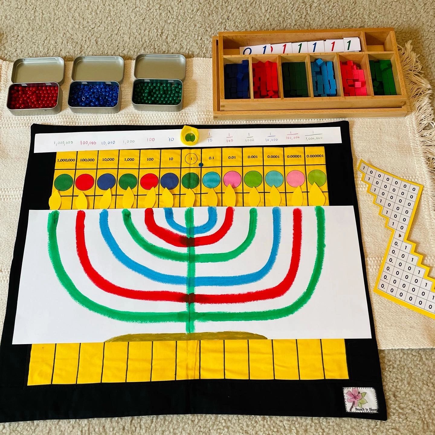 Montessori Decimal Board Lesson