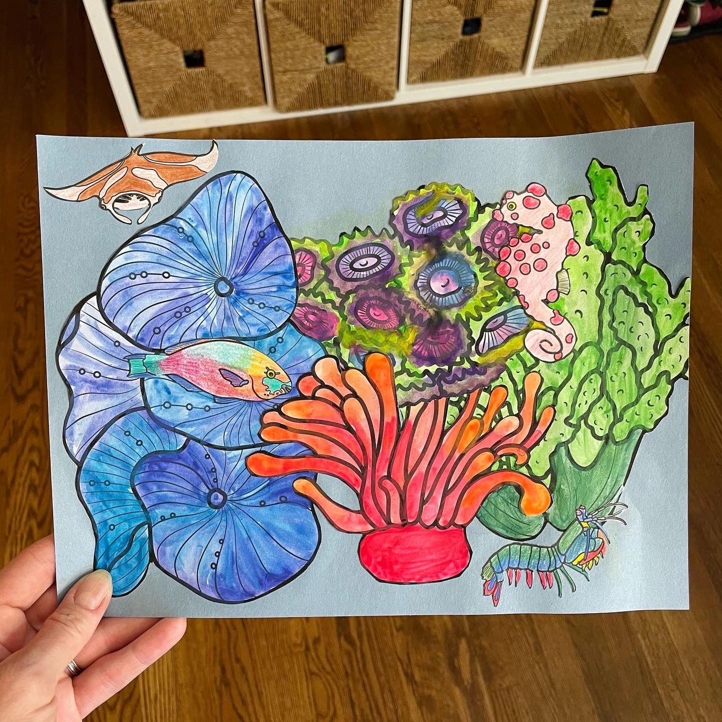 Coral Reef Art For Kids
