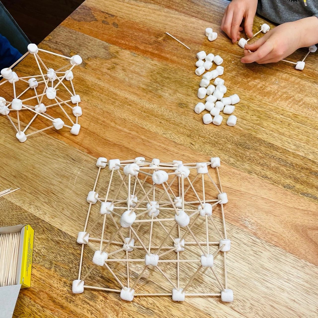 Marshmallow And Toothpick Structures