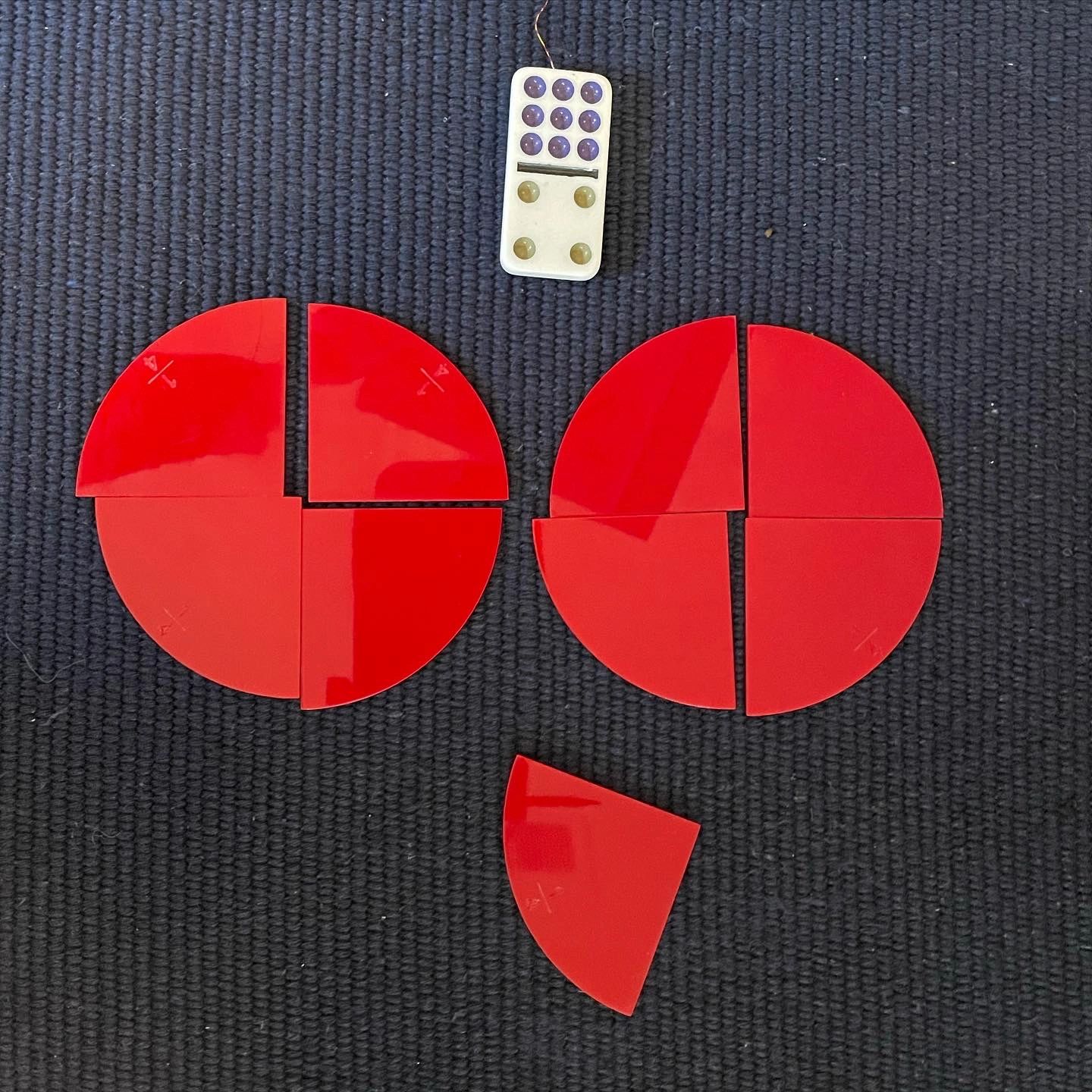 Proper and Improper Fractions with Dominoes