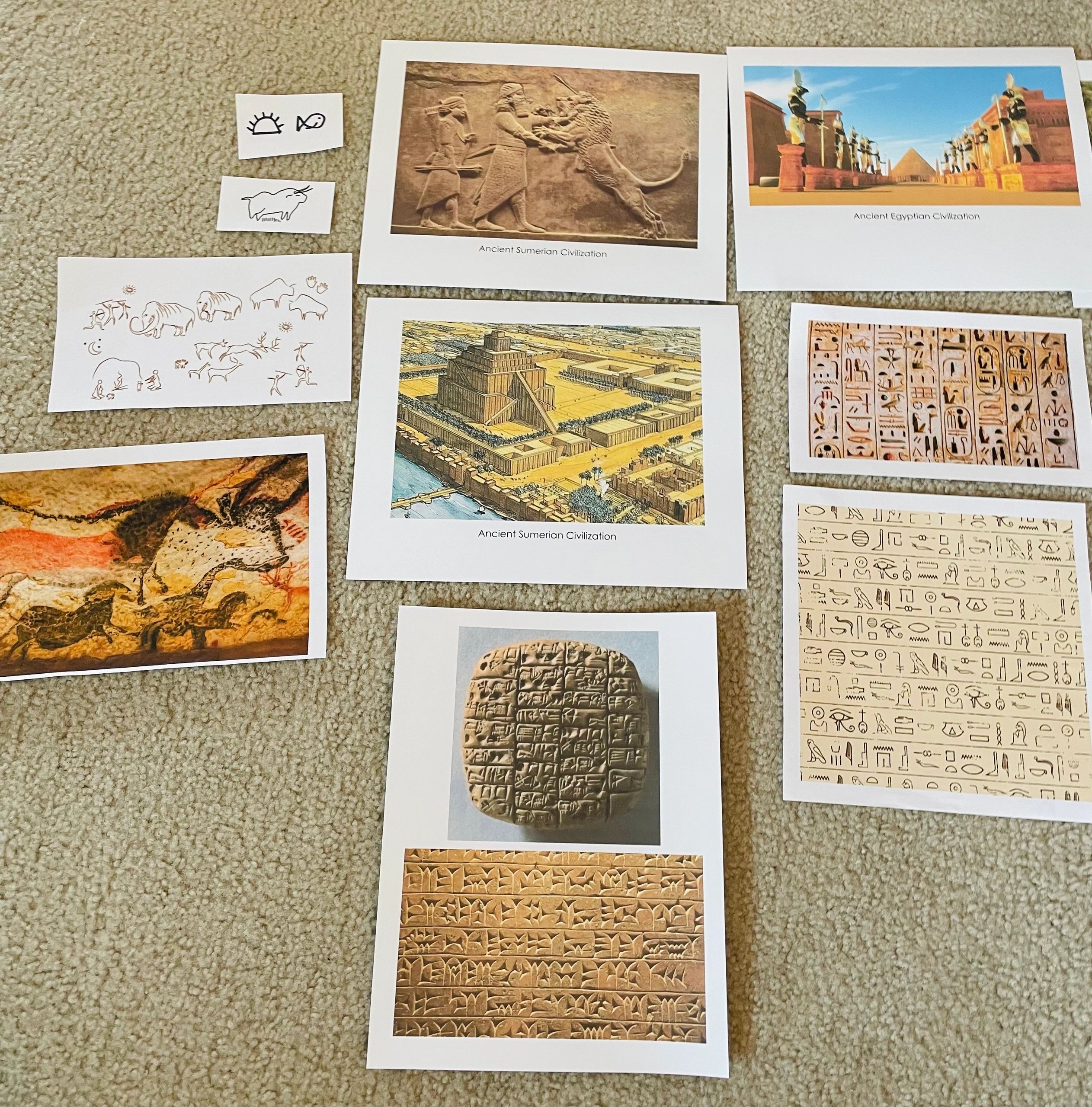 Montessori 4th Great Story: The Story of Writing