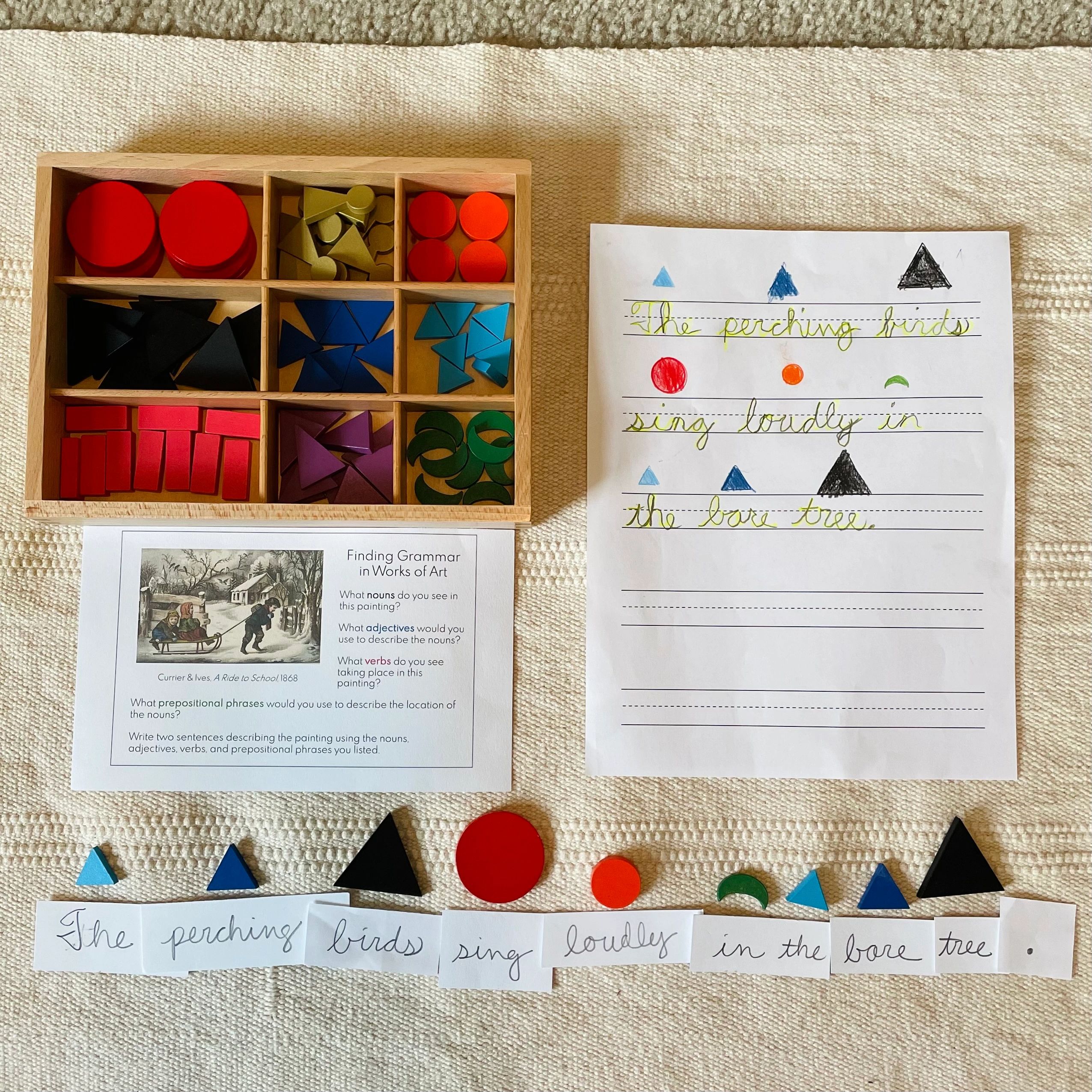 Finding Grammar in Winter Art