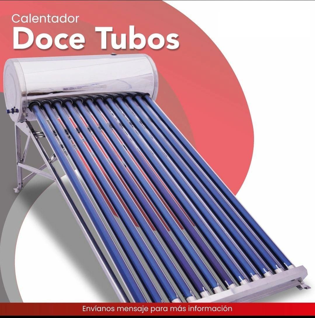 CALENTADOR SOLAR DE 12 TUBOS