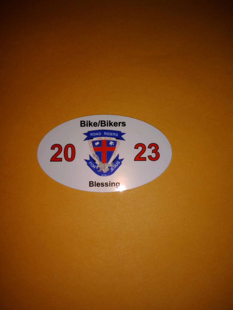 Bike/Biker Blessing Sticker