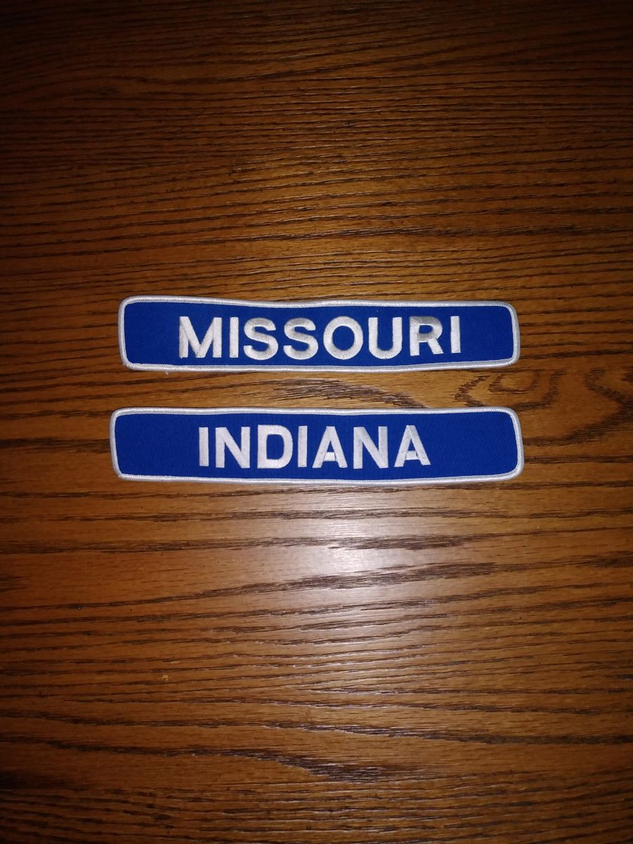 State and Chapter Patches