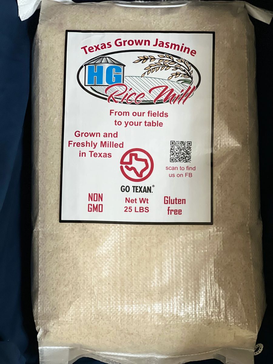 25 LBS Texas Jasmine Rice