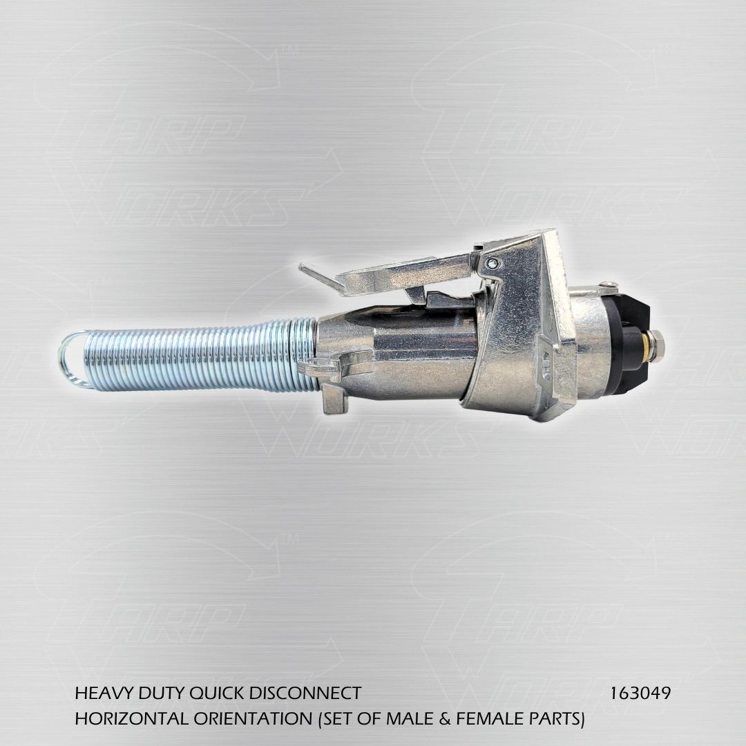 HEAVY DUTY QUICK DISCONNECT SET - HORIZONTAL ORIENTATION- NON RETURNABLE
