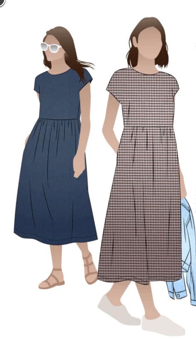 Montana Midi Dress- Style Arc Paper Pattern- Sizes 4-16, 10-22, 18-30
