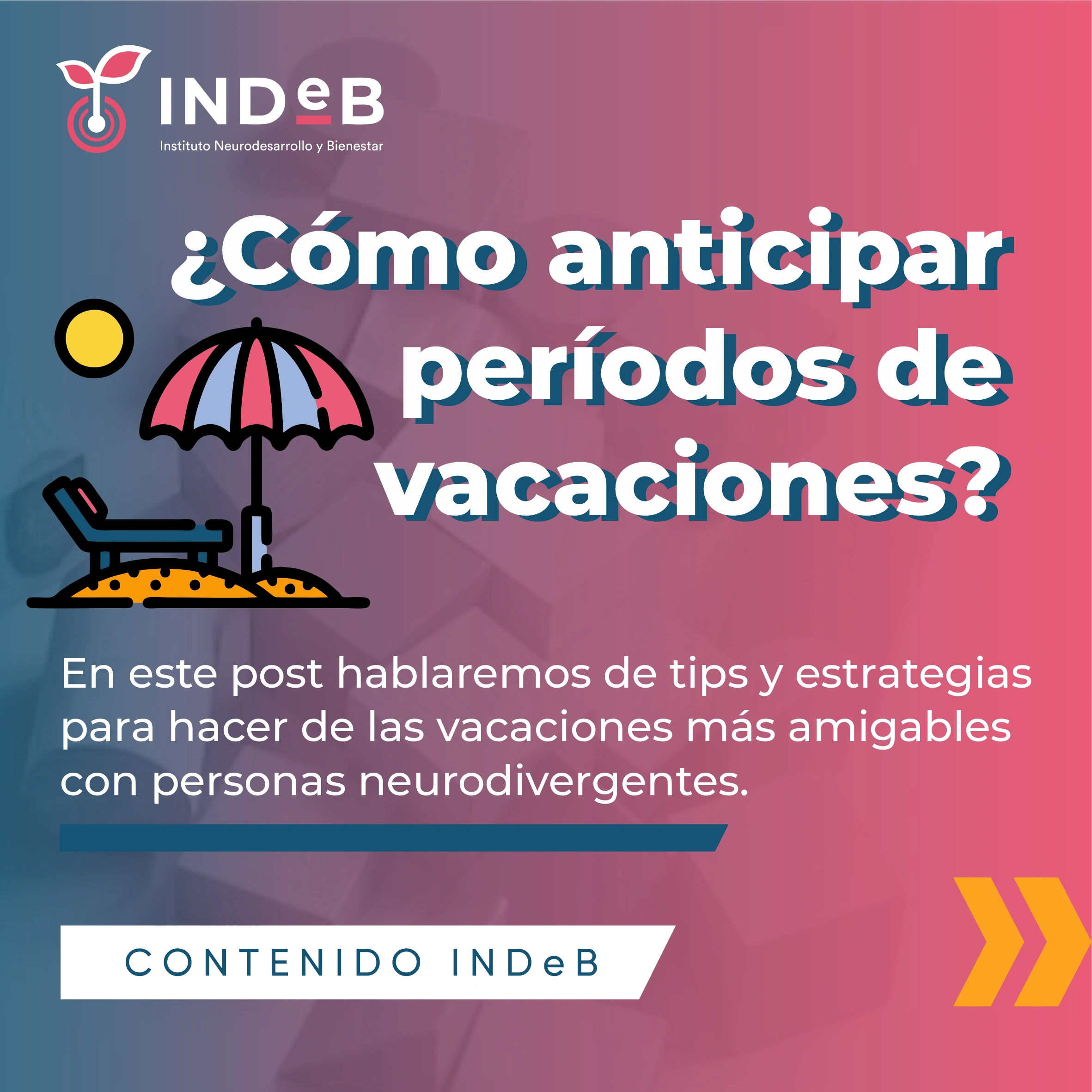 ¿Cómo anticipar períodos de vacaciones?