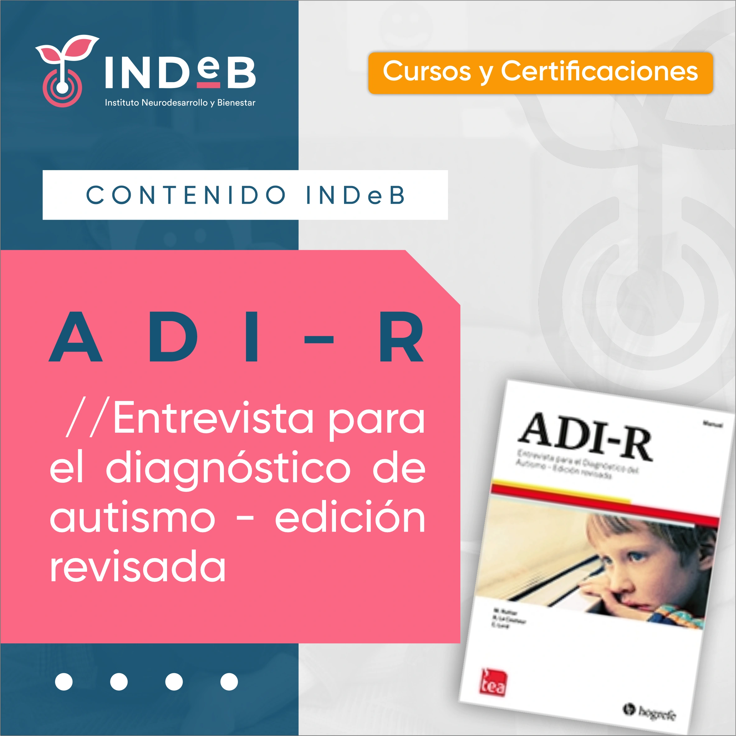 Contenido cursos y certificaciones: ADI-R
