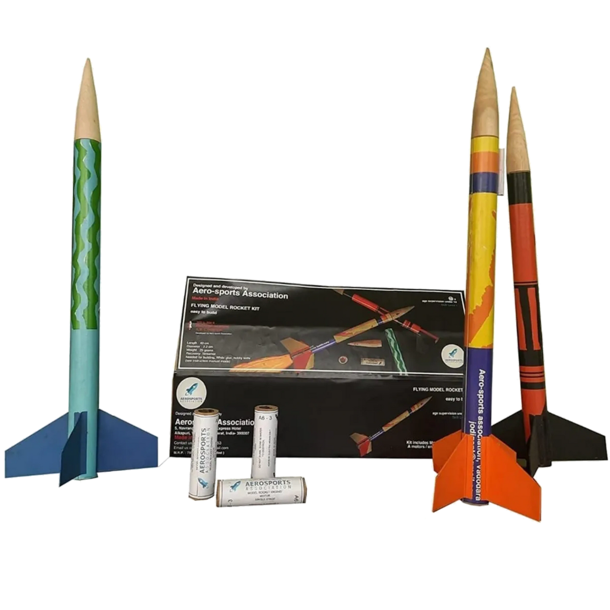 Model Rocket kit with A class rocket motors