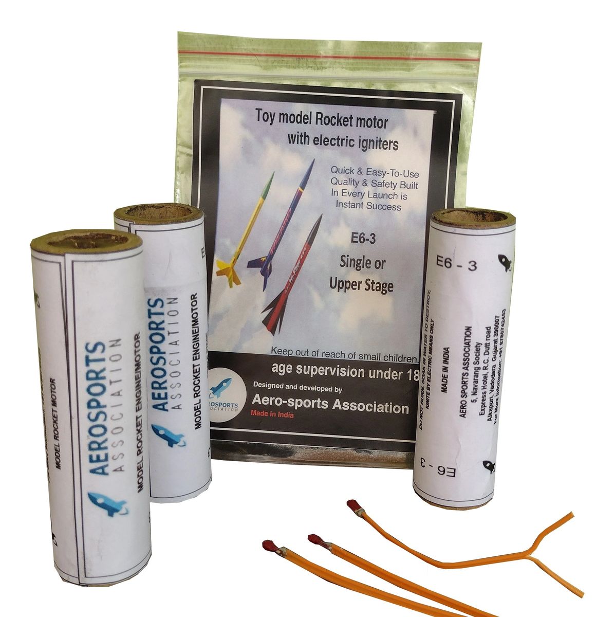 Model Rocket Engine (E6-3)