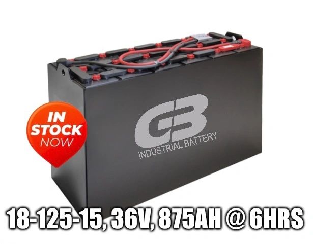New 18-125-15 BATTERY, 36 VOLT / 875AH
