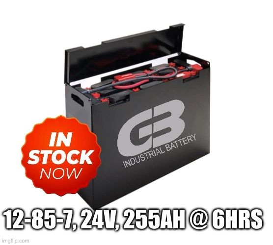 New 12-85-7 Battery, 24 volt / 255AH.